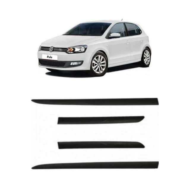 AMAR Side Door Beading Door Protector Full Black Color for Volkswagen ...