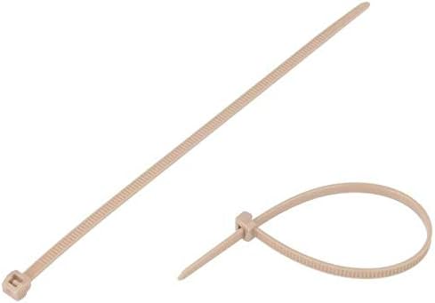 HELLERMANN TYTON 118-00032 Polyamide Beige 100pièce Tie Hook and Loop Cable Ties Straps (14.5 cm ...