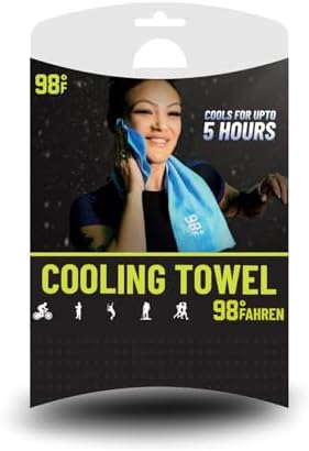 98°F Cooling Towel for Men and Women Summer Small Napkin Hand Neck ...