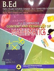 Amazon.in: Buy Content & Pedagogy Of Mathematics 2 & 3 Sem Bed Two ...
