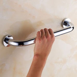 Stainless Steel Wall Mounted Grab Bar Safety Support Handle Rail 25cm ...