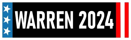 Amazon.com: Warren 2024 Sticker Elizabeth Warren for President Bumper ...