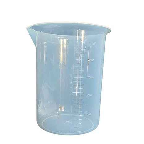 Buy AANIJLAB® Beaker Measuring Cup 5000 ml Polypropylene Plastic Made ...