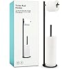 Amazon.com: Toilet Paper Holder Stand, Bathroom Toilet Paper Roll ...