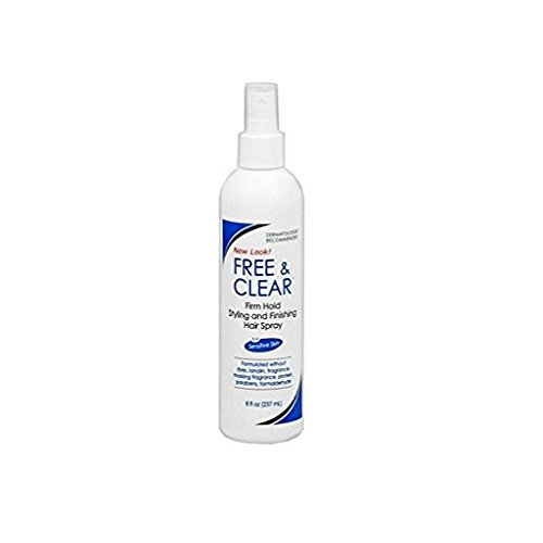 Amazon.com : Free & Clear Styling and Finishing Hair Spray for ...