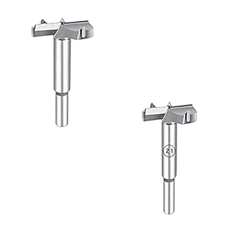 Forstner Drill Bits, 21mm and 48mm Tungsten Steel Wood Boring Bit ...