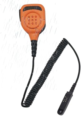 Amazon.com: Waterproof Two Way Radio Shoulder Mic Remote Speaker ...
