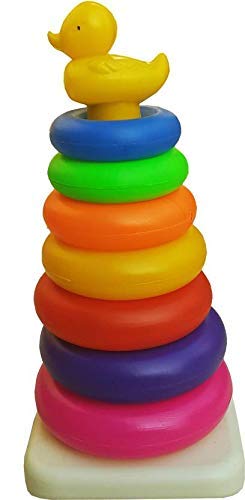New Pinch Duck Stacking Ring Super Stack Up Educational Toy Multicolour ...