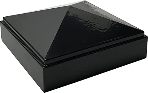 3" x 3" Aluminium Pyramid Post Cap for Metal Posts - Pressure Fit ...