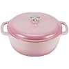 Amazon.com: Amazon Basics Cast Iron Dutch Oven Pot with Lid, Enameled ...