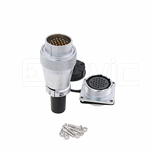 Eonvic WEIPU WS28 26Pin Connector Waterproof IP67 Metal Male Plug ...
