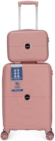 TOURTIER 20 Inch hard Polycarbonate Travel Trolley Luggage Cabin Bag ...