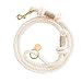 Amazon.com : Natural White Cotton Ombre Rope Leash for Dogs, White Dog ...