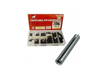 Amazon.com: for 120 PC Rollpin Assortment Kit Steel Roll Pin : Tools ...