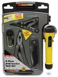 Amazon | Road Pro 6 Piece Multi-Function Tool Set with 9 in 1 Micro ...