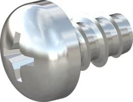 STS-plus KN6032 Screw 4 x 6 - H2 Steel Hardened 10.9 Galvanised 5-7 µm ...