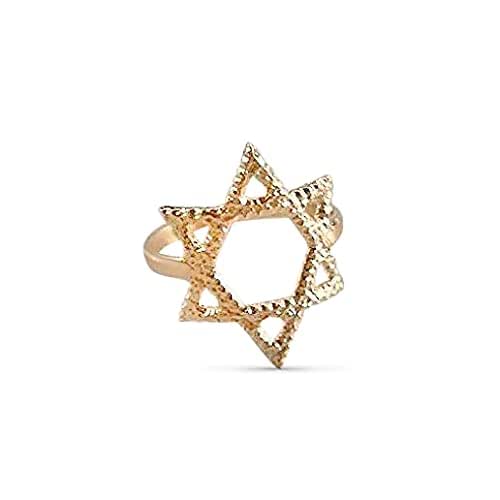 Amazon.com: Star of David Ring Jewish Ring Magen David Jewish Star Ring ...