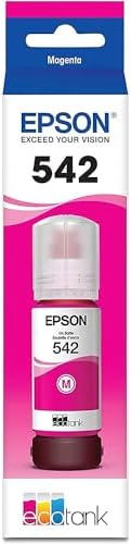 Amazon.com: Epson 542 EcoTank Ink Ultra-high Capacity Bottle Magenta ...