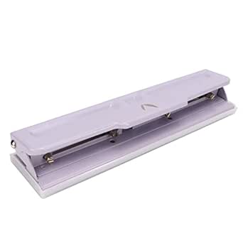 Paper Punch Puncher, 7mm Aperture Scale Marking Steel Iron 4 Hole Paper ...