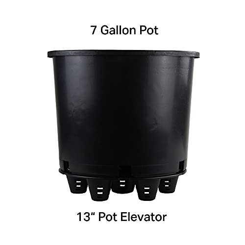 Snapklik.com : Grow1 13-Inch Pot Elevators For Plants Plastic Fabric ...
