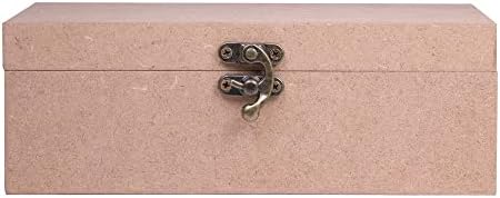 Little Birdie MDF Box With Latch Rectangle 8 X 4 X 2.75 inch 5.5mm| Mdf ...
