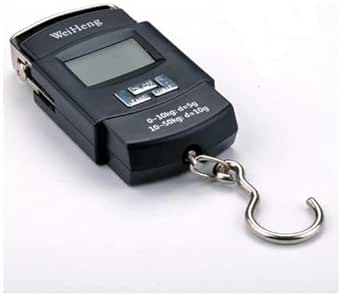 Digital hanging weight machine- easy to hold wide soft handle, 50 kg ...