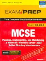 Buy MCSE 70-294 Exam Prep Book Online at Low Prices in India | MCSE 70 ...