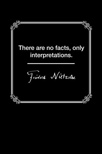 Amazon.com: There Are No Facts ~ Friedrich Nietzsche: Quote Journal ...