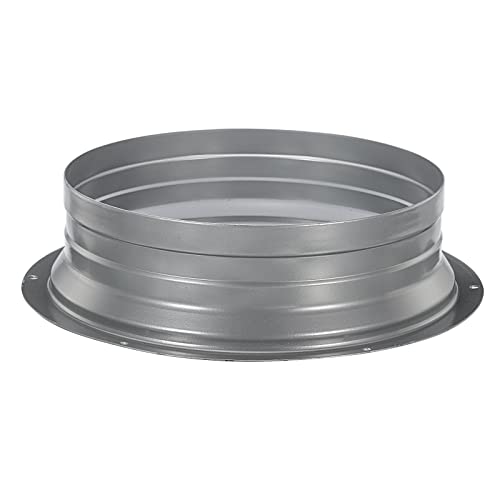 PATIKIL 8 Inch Duct Connector Flange, Metal Fitting Straight Pipe ...