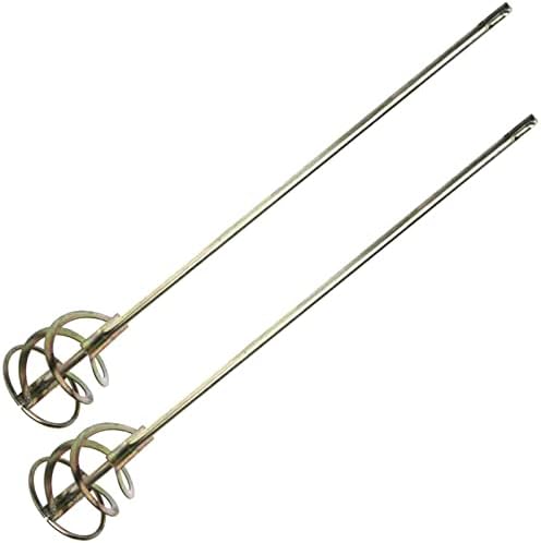 Pair of SDS Spiral Mixing Paddle Paint and Mud Mixer Mixer Whisk for ...