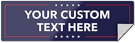 Amazon.com - Custom Bumper Stickers for Cars - Personalized Bumper ...