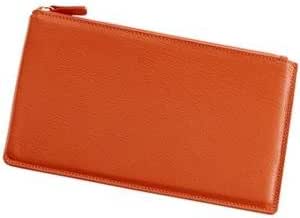 Amazon.com: Large Flat Case 'Bright Orange' Leather by Graphic Image ...