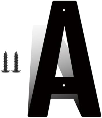 Amazon.com: 3" 4" 5" 6" 8"10" 12" House Numbers and Metal Letters for ...