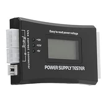 PC Power Tester, LCD Display Voltages and PG Value PC Diagnostic Tool ...