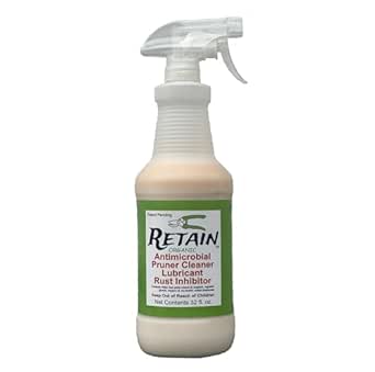 Amazon.com: RETAIN Organic Pruning Tool Cleaner, No Rust & Lubricant 32 ...