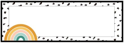 Amazon.com: Name Tags for Classroom, Boho Classroom Decor for Teachers ...