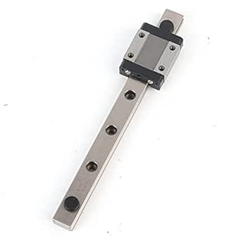 Linear Rail, MGN12C Bearing Steel Rail, with Two Rubber Stoppers, for ...