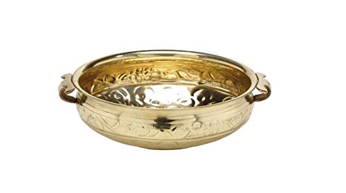 Buy BUYERWELL Decorative Brass Urli/Uruli (Original Brass Color, 6 Inch ...