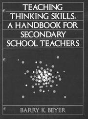 Teaching Thinking Skills: A Handbook for Elementary School Teachers ...