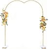 Amazon.com : Wocadle 7.8FT Heart Arch Wedding Backdrop Stand for ...