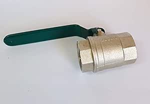 Brass Ball Valve 25mm (Silver Coating) : Amazon.in: Industrial & Scientific