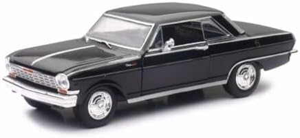 Amazon.com: 1964 Chevy Nova SS Black Muscle Car Collection 1/25 Diecast ...