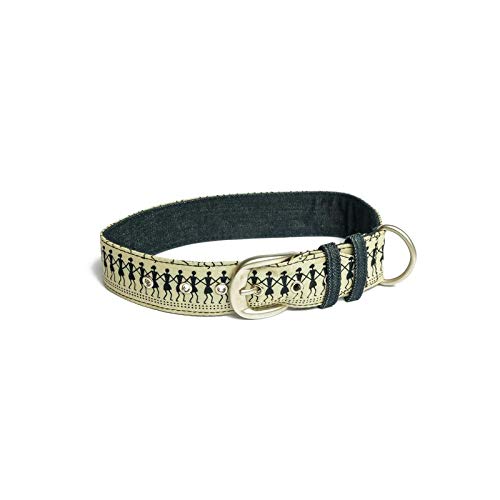 Buy PetWale Warli Dog Collar Belt (Black, Large) Online at Low Prices ...