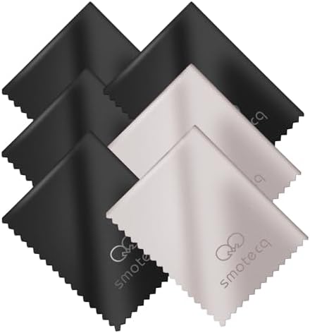 Amazon.com: SmoTecQ 6-Pack Premium Microfiber Eyeglass Cleaning Cloths ...