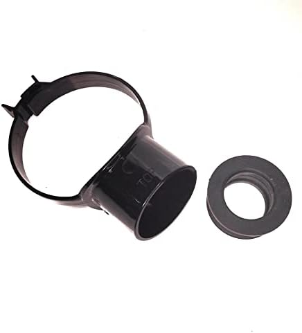 Floplast Soil Pipe Black Strap Boss with 40mm Rubber Boss Adapter ...