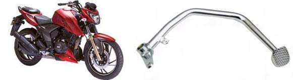 WHEEL DRIVE Compatible with Tvs Apache Rtr-200 4V Bs4 Rear/Foot Brake ...