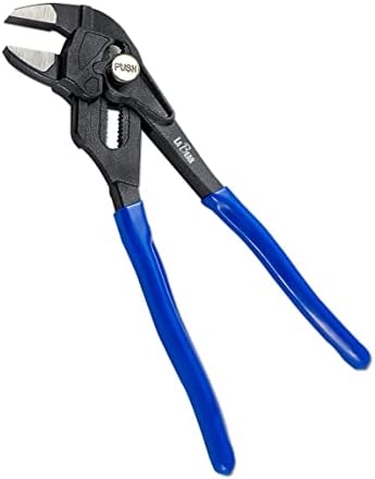 LABEAR- Pliers Wrench, Black Finish, Smooth Parallel Jaws with ...