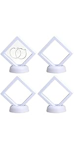 Amazon.com: 3D Floating Frame with Stand, Challenge Coin Display Holder, 4 Pack Floating Display ...