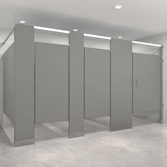 Amazon.com: US Partitions Powder Coated Steel Toilet Partition - Overhead Braced, Floor Mounted ...