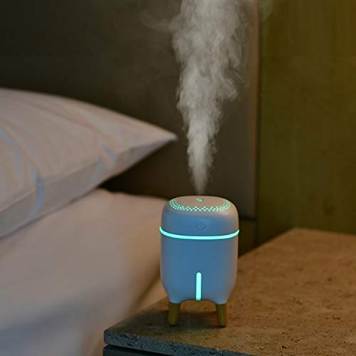 QGT Air Humidifier Large Capacity 240ml LED Shelf Humidifier (Pink ...